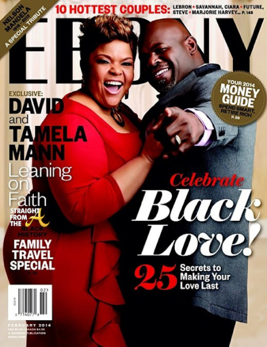 David & Tamela Mann aka ‘Mr. Brown & Cora’ + Other Notable Couples Cover Ebony Magazine’s 2014 ...