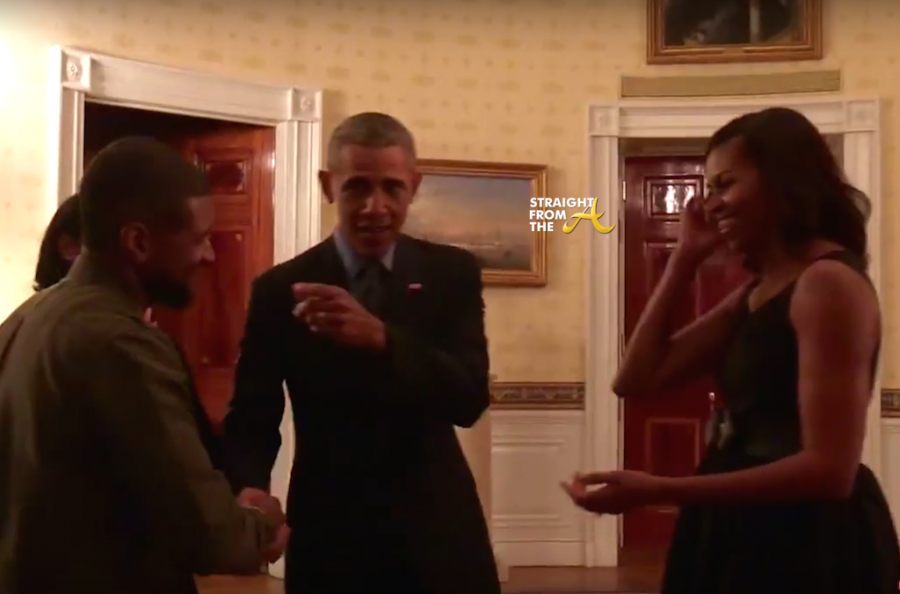 Usher Grace Miguel President Barack Obama Michell Obama 8 StraightFromTheA - Straight From The A ...